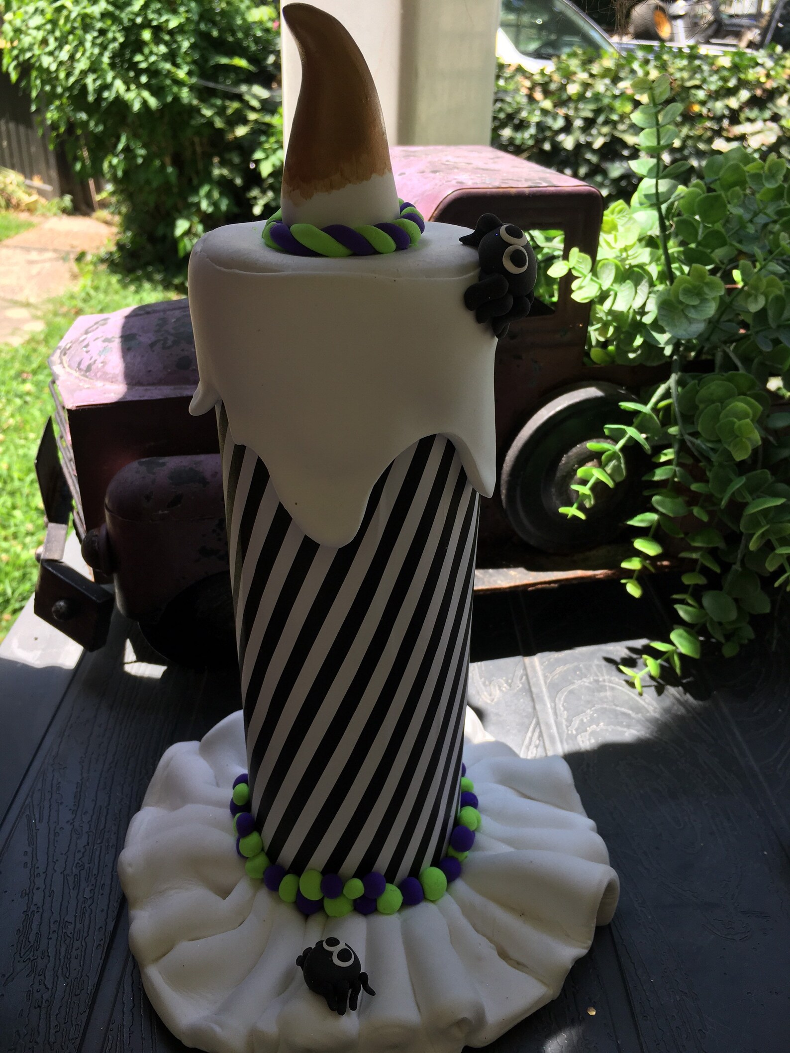 Whimsical Faux Candle Stick/ Halloween Faux Candle/ Photo - Etsy