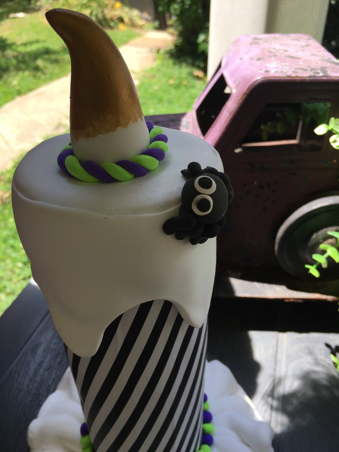 Whimsical Faux Candle Stick/ Halloween Faux Candle/ Photo Props ...
