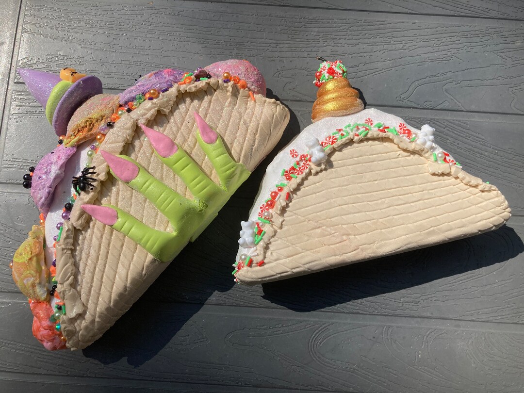 Whimsical, Fake Taco, Halloween Taco, Christmas Taco, Wreath ...