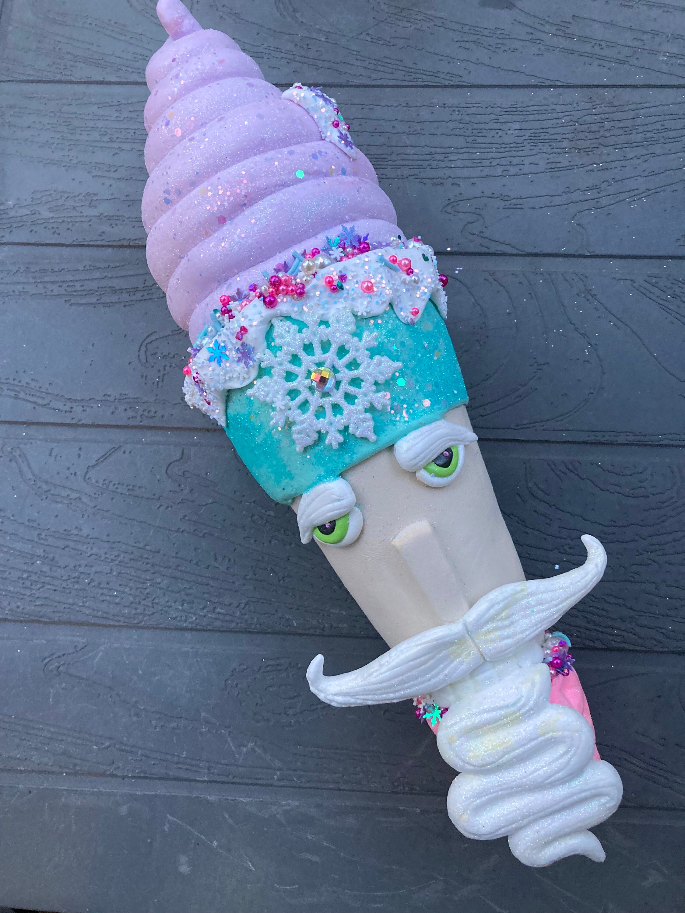 Christmas Nutcracker Decor, Nutcracker Decor, Fake Ice Cream, Ice Cream ...