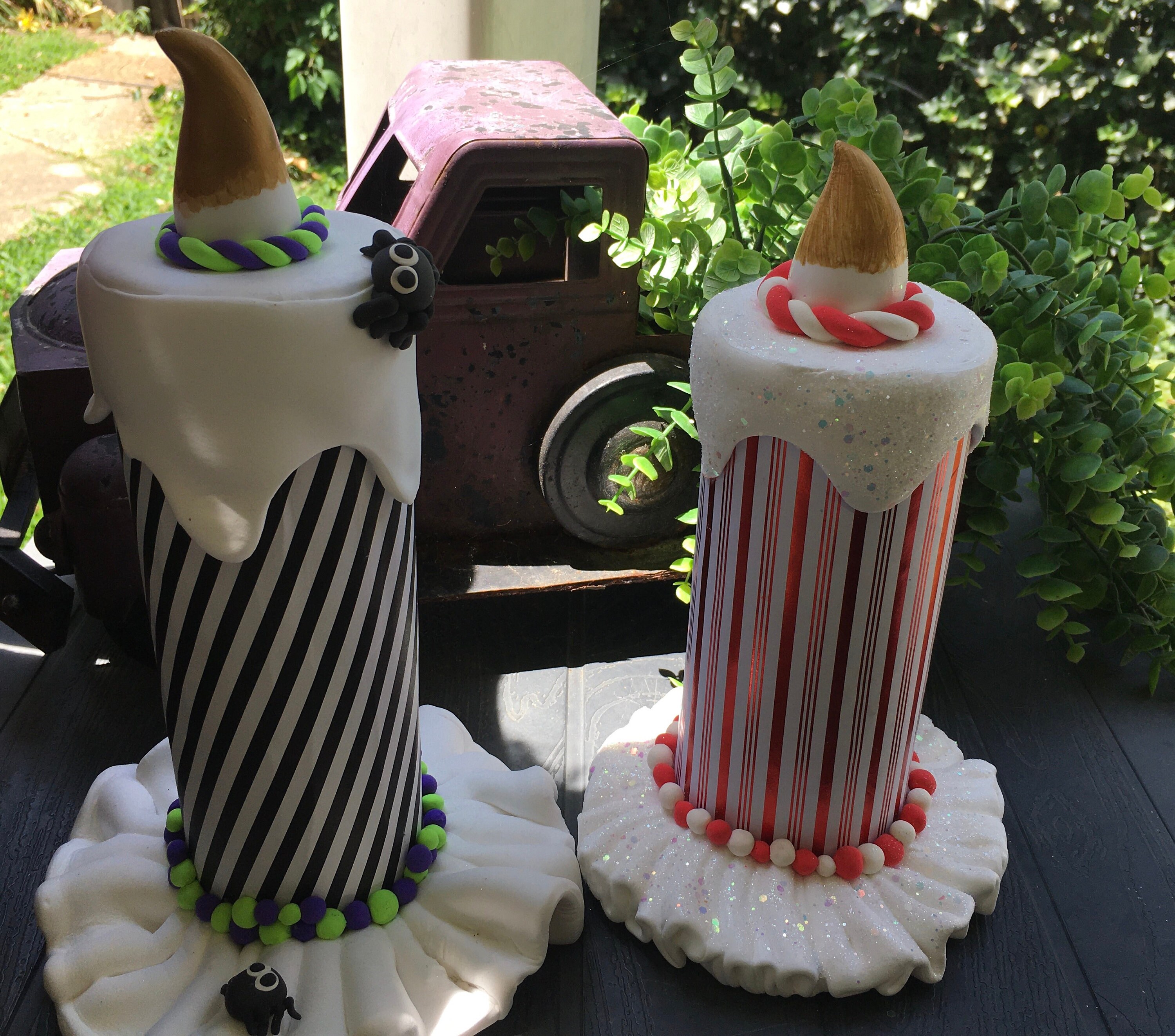 Whimsical Faux Candle Stick/ Halloween Faux Candle/ Photo Props ...