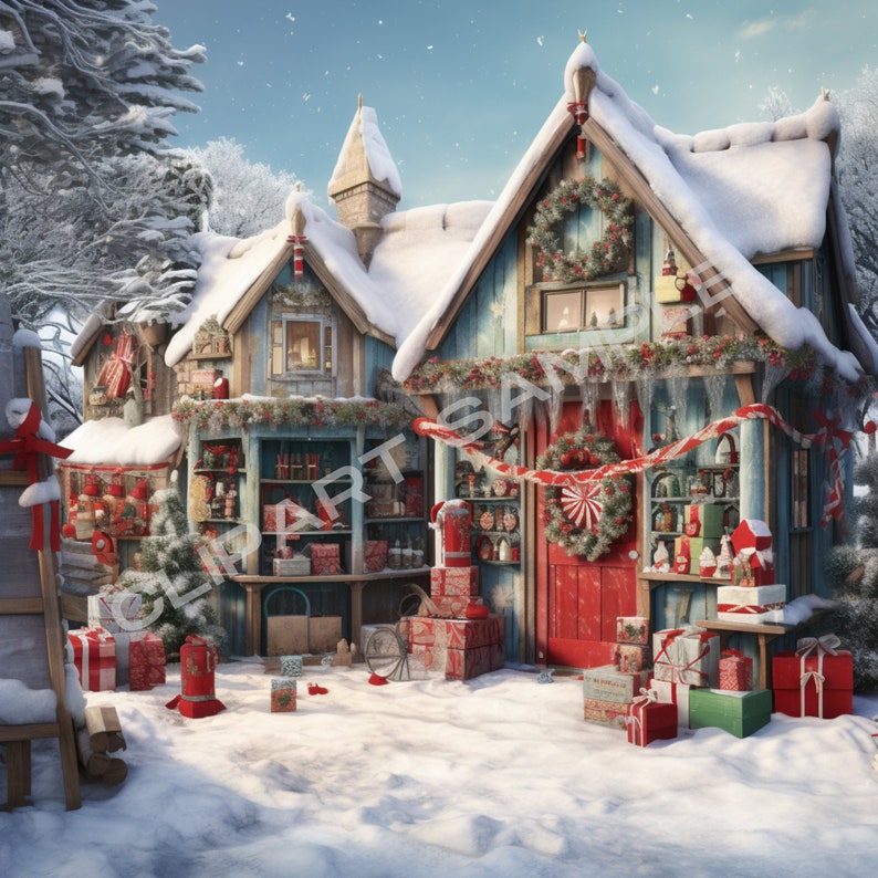 Christmas Clipart 21 High Quality Pngs, Digital Download, Commercial ...