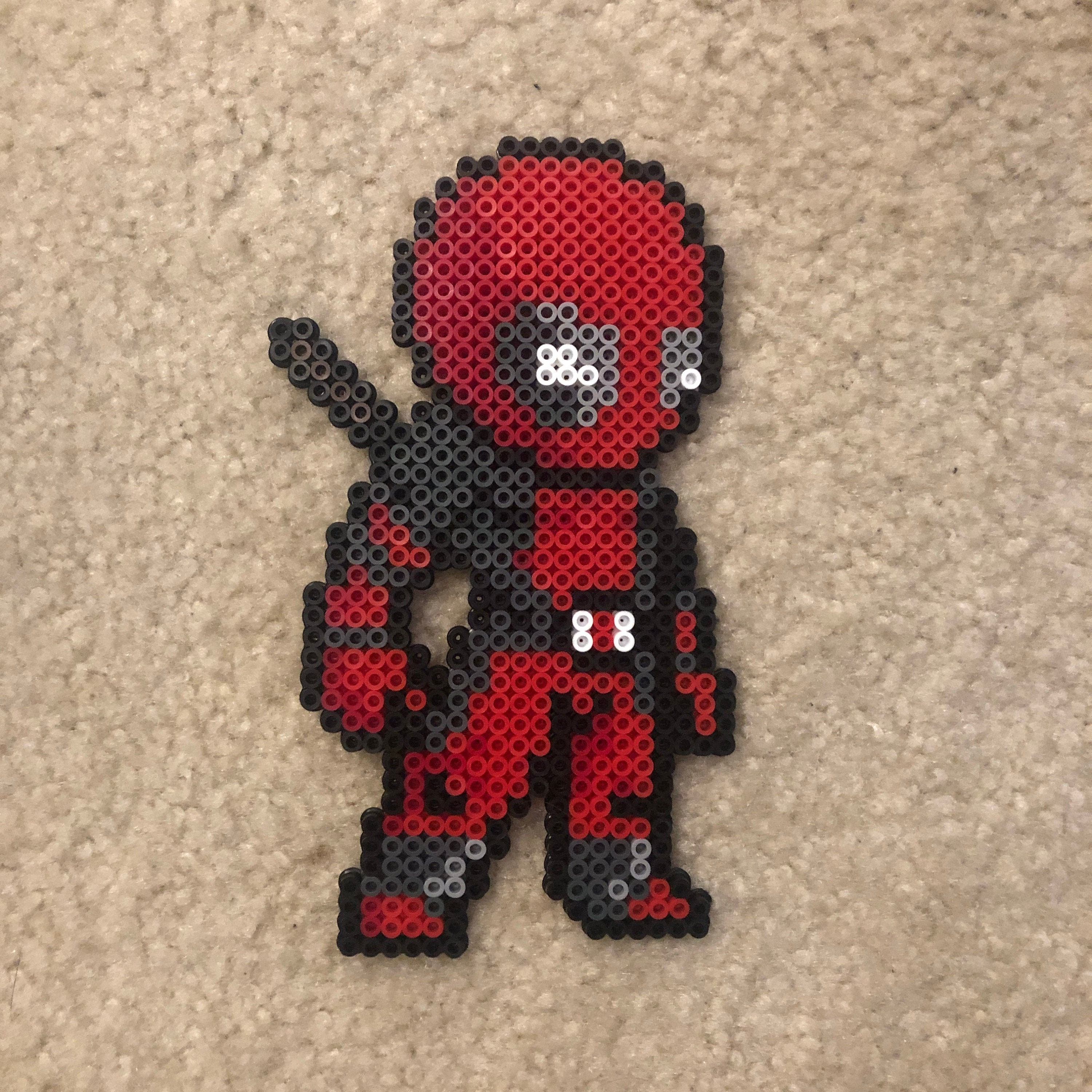 SALE-Deadpool Perler Bead Figure | Etsy