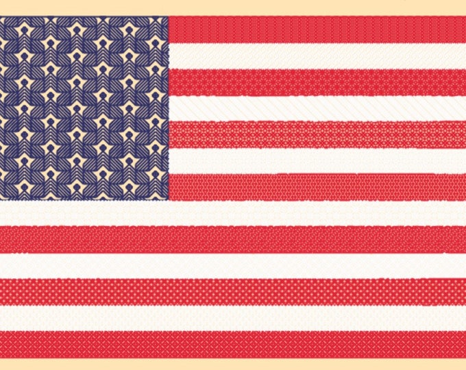 Stars & Stripes Blackwork Sampler Pattern Instant PDF Download Cross ...