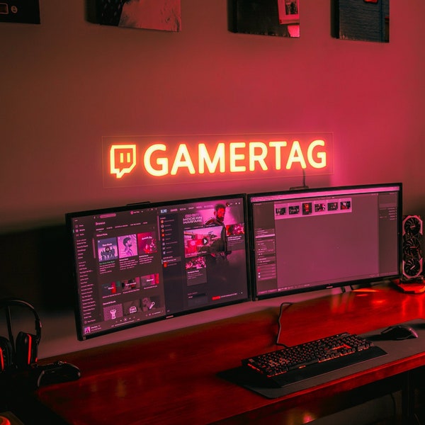 Gamertag Sign - Etsy