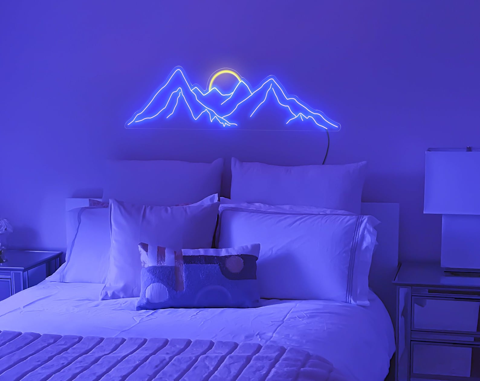 Mountain Neon Sign,mountain Led Sign,mountain Wall Art Neon,led Neon ...