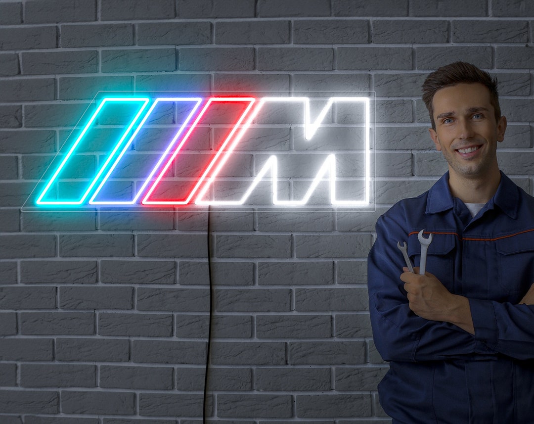 Bmw M Sign, BMW M Led Sign, Bmw M Light Sign, BMW M Neon Sign, Bmw Neon ...