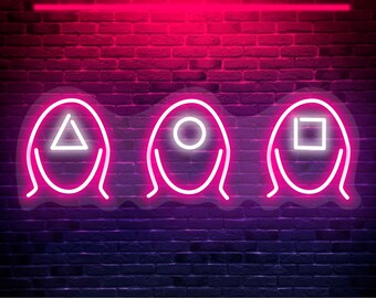 Neon Squid Sign | Etsy