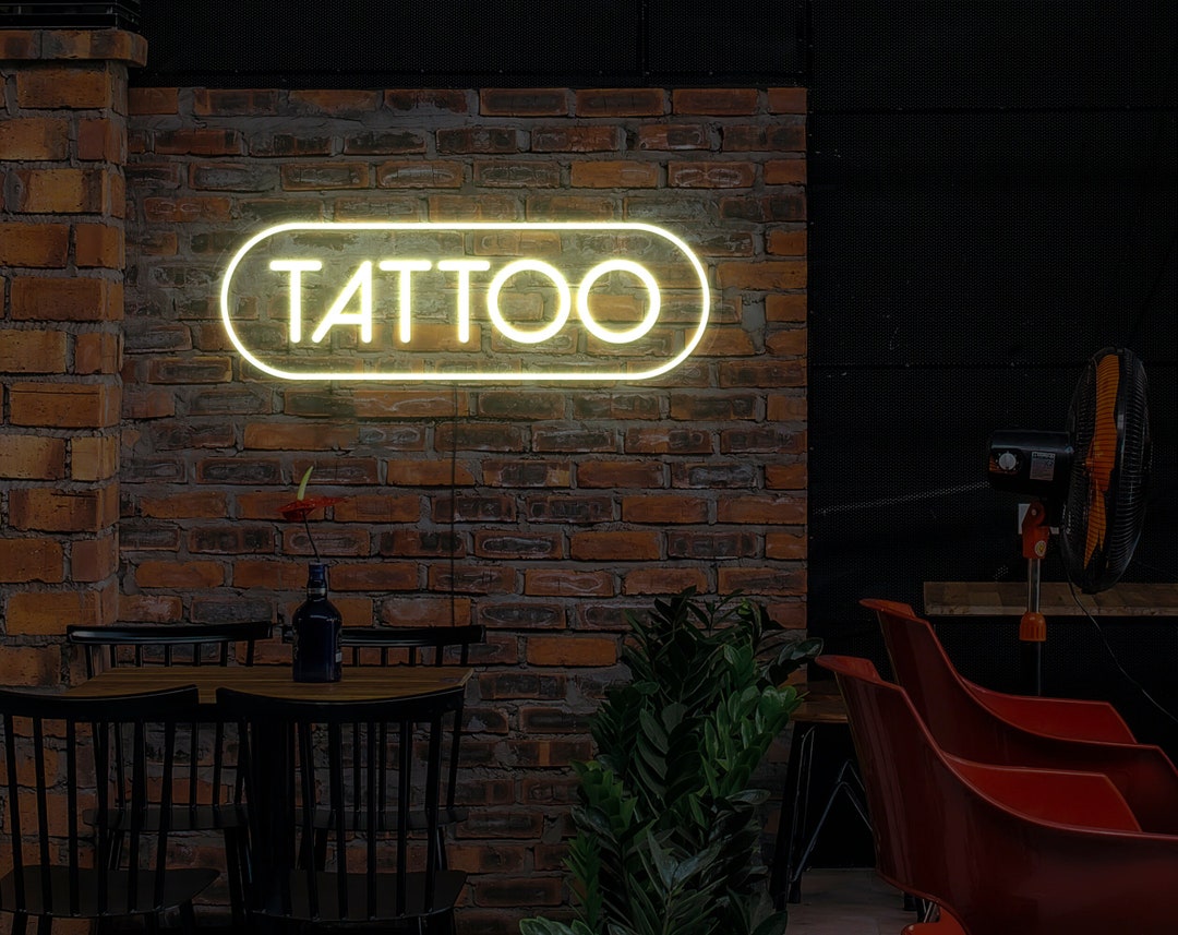 Tattoo Neon Sign,tattoo Led Sign,tattoo Studio Sign,led Neon Lights ...