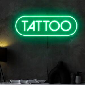 Tattoo Neon Sign,tattoo Led Sign,tattoo Studio Sign,led Neon Lights ...