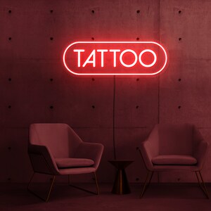 Tattoo Neon Sign,tattoo Led Sign,tattoo Studio Sign,led Neon Lights ...