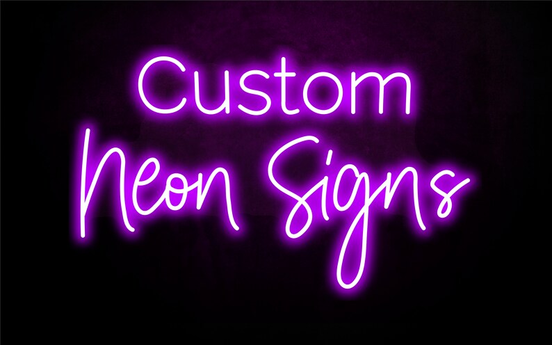 Custom Neon Sign Neon Sign Custom Light Led Neon Light Sign - Etsy