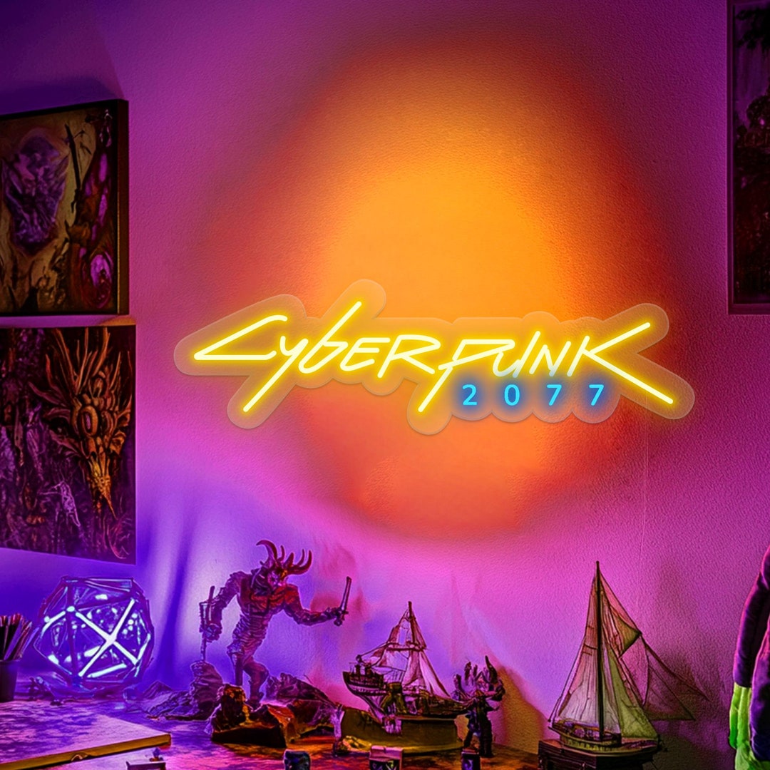 Cyberpunk Neon Sign, Cyberpunk Led Sign, Cyberpunk 2077 Decor ...