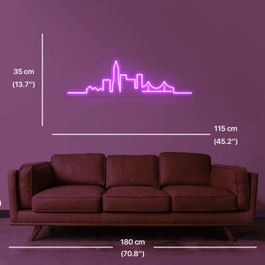 City Neon Sign,city Neon Light,city Led Sign,skyline Neon Sign,skyline ...