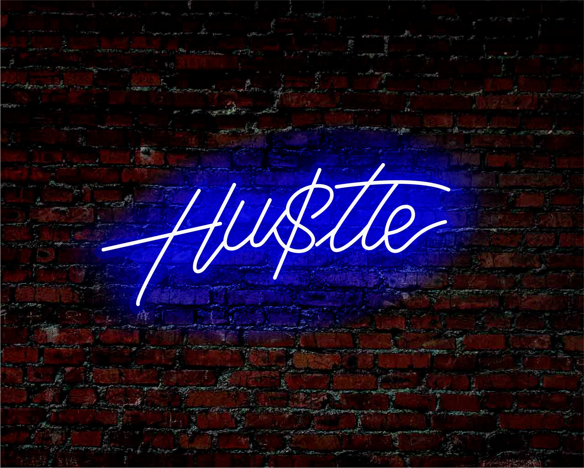 Hustle Neon Sign Custom Neon Signs Neon Lights Led Neon - Etsy