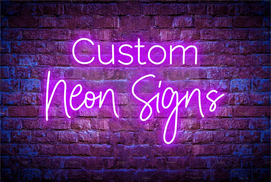 Custom Neon Sign Neon Sign Custom Light Led Neon Light Sign - Etsy