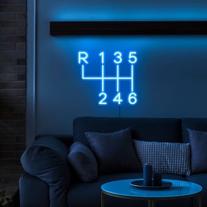 Car Gearbox Neon Sign,gearbox Neon Sign,speed Gear Neon Sign,automotive ...