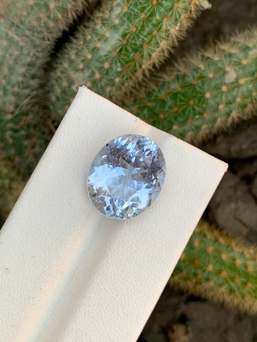 10.80 Ct Goshenite Gemstone: Large Sky Blue Beryl Collector's Stone - Etsy