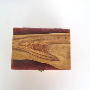 Discounted / Epoxy Resin Box / Olive Wood Epoxy Box / Jewelry Box - Etsy
