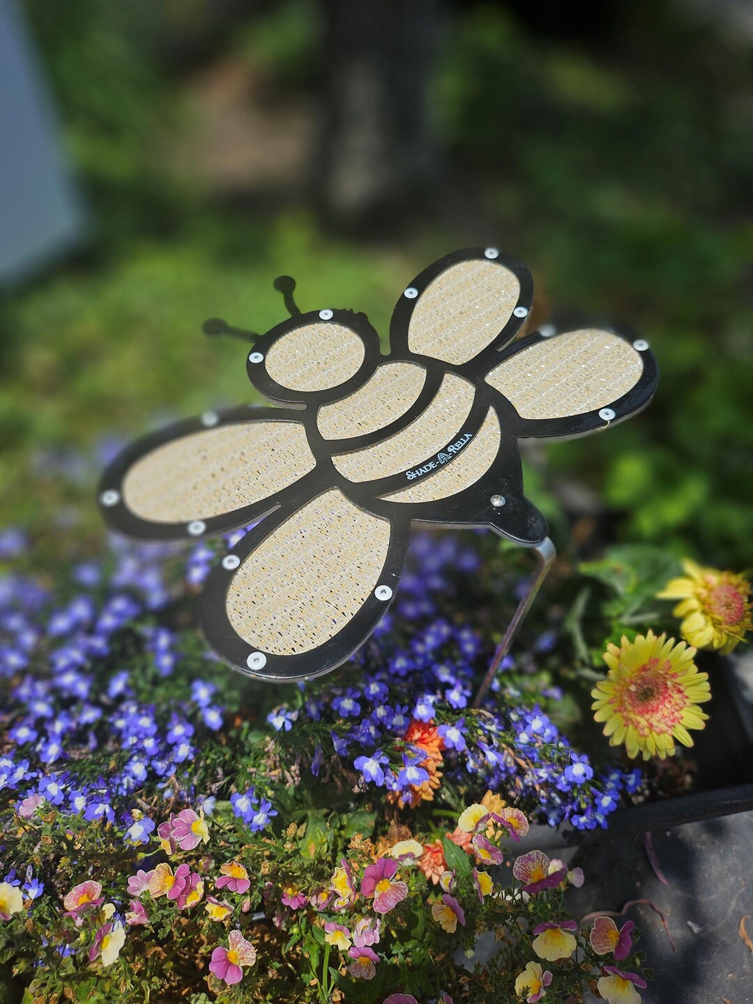 Small Bee Plant Shade: 10" Yellow Shade Cloth, 18" Rod - Etsy