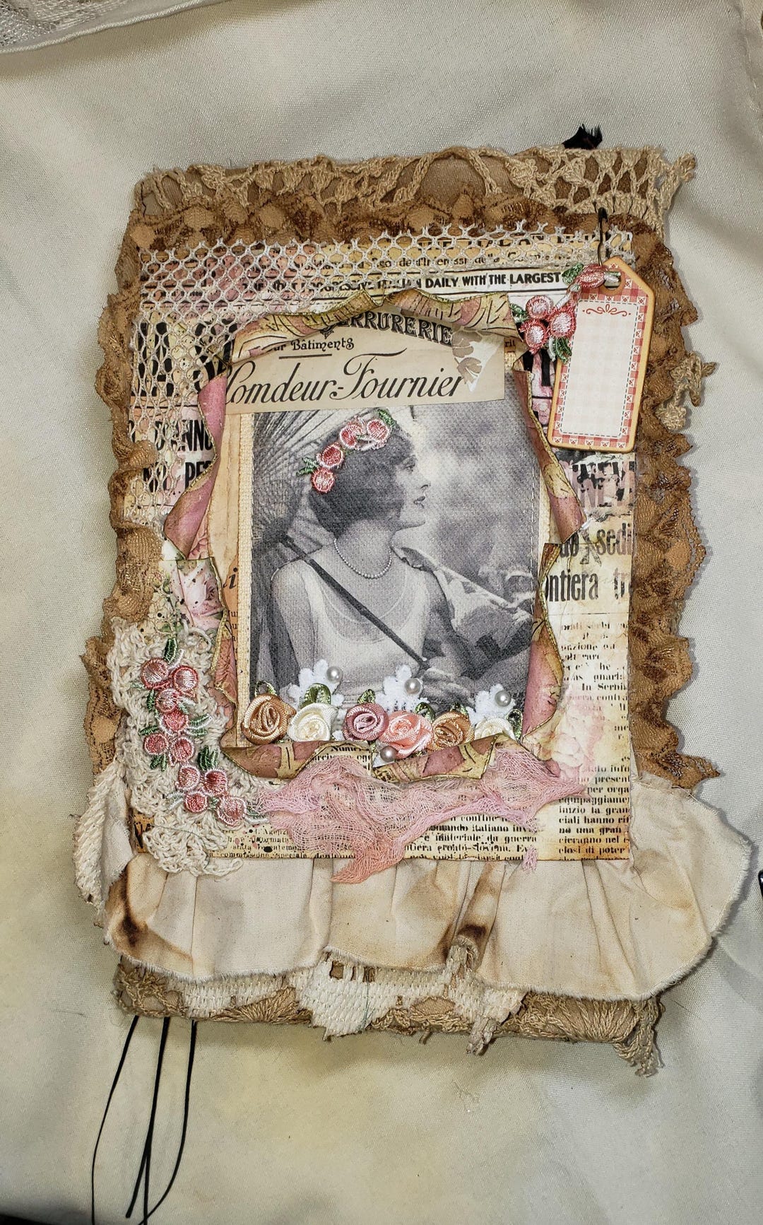 Paris Themed Busted Canvas, Grungy Paris Journal, Blank Pages, Writing ...