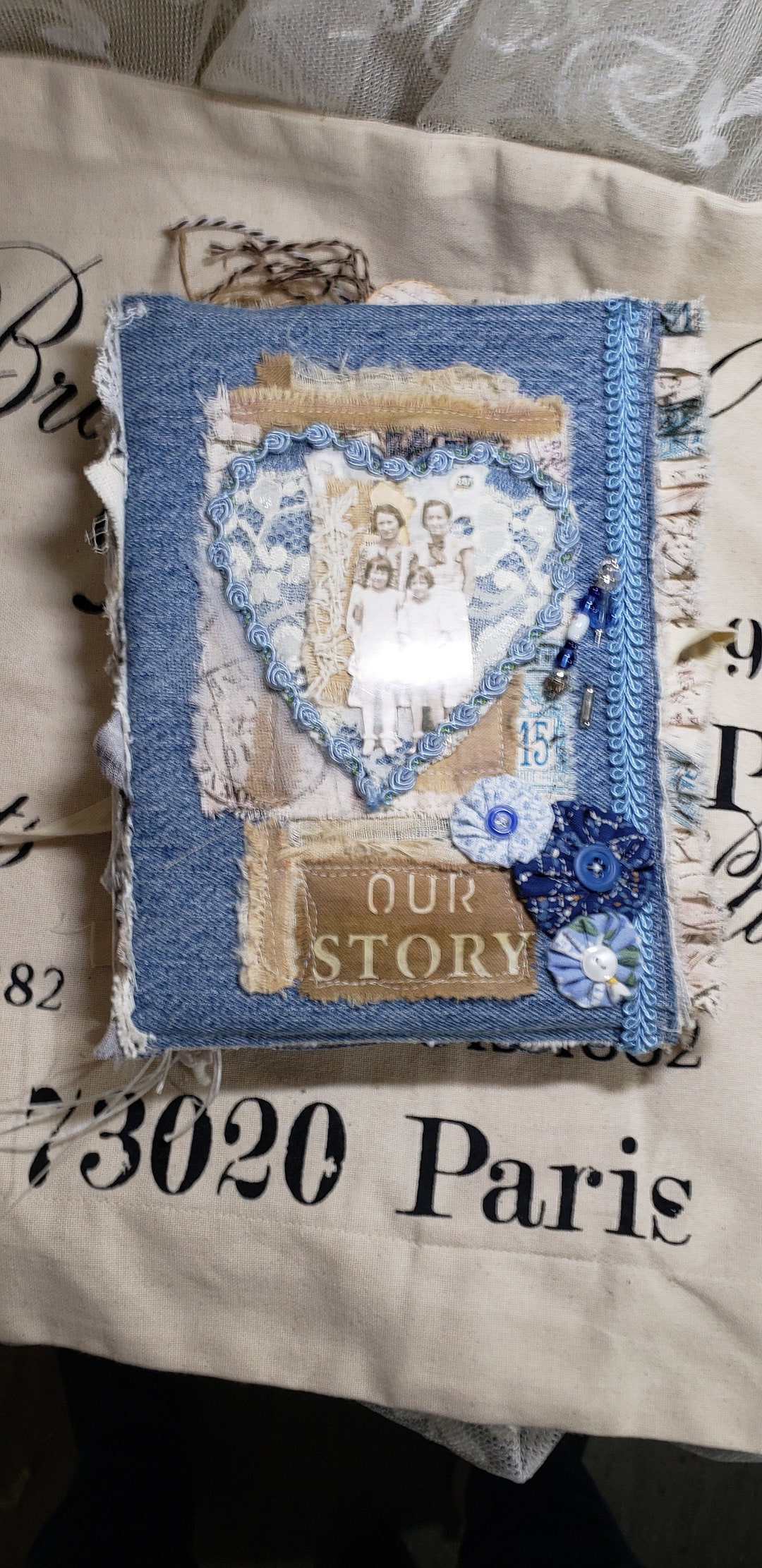 Our Story, Denim and Lace, the Best Things, Denim Junk Journal, Soft ...