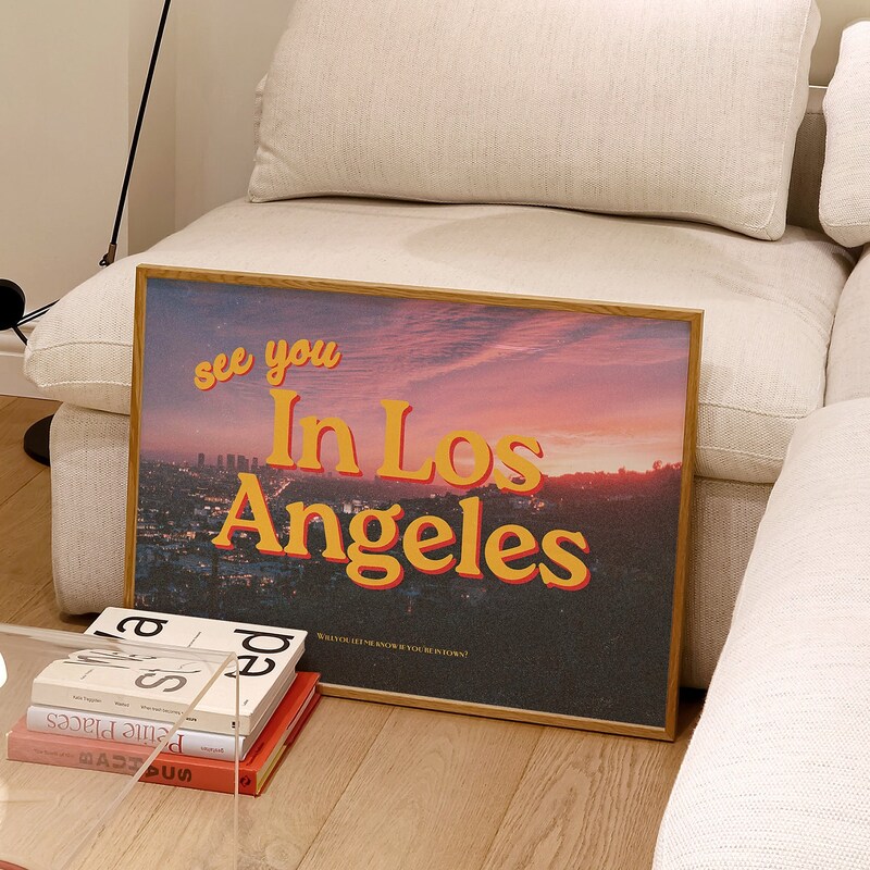 Los Angeles Poster - Etsy