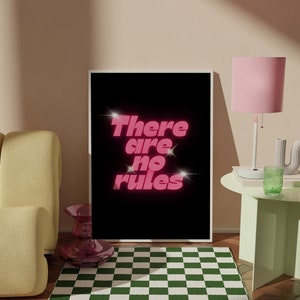 There Are No Rules, Inspirational Quote, Digital Download Print ...
