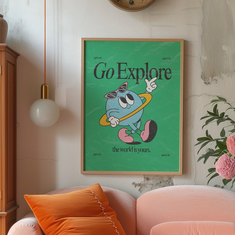 Retro Poster - Etsy