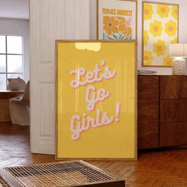 Girly Motivational Wall Art - Etsy