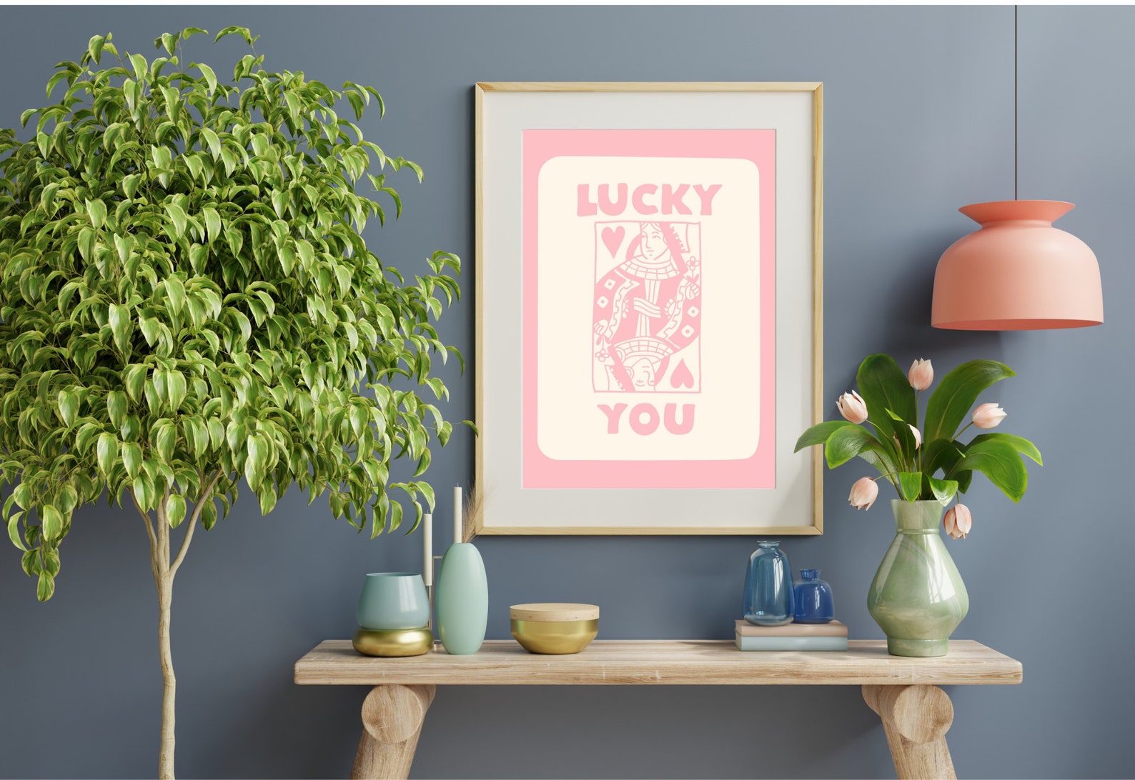 Lucky You Digital Download Wall Print Retro Print Funny - Etsy
