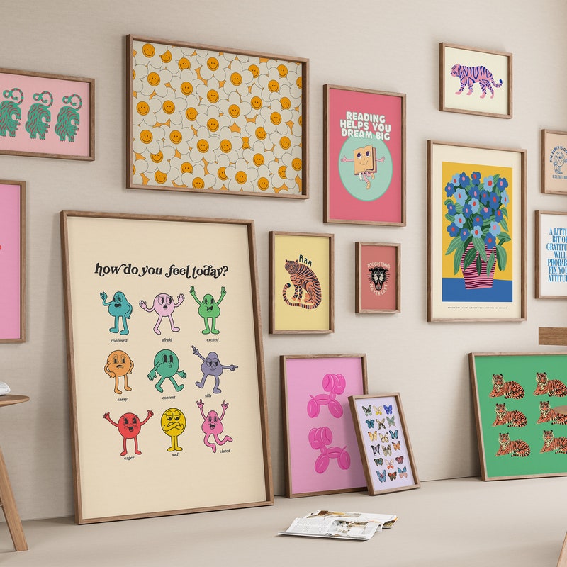 Kids Art Print Sets - Etsy