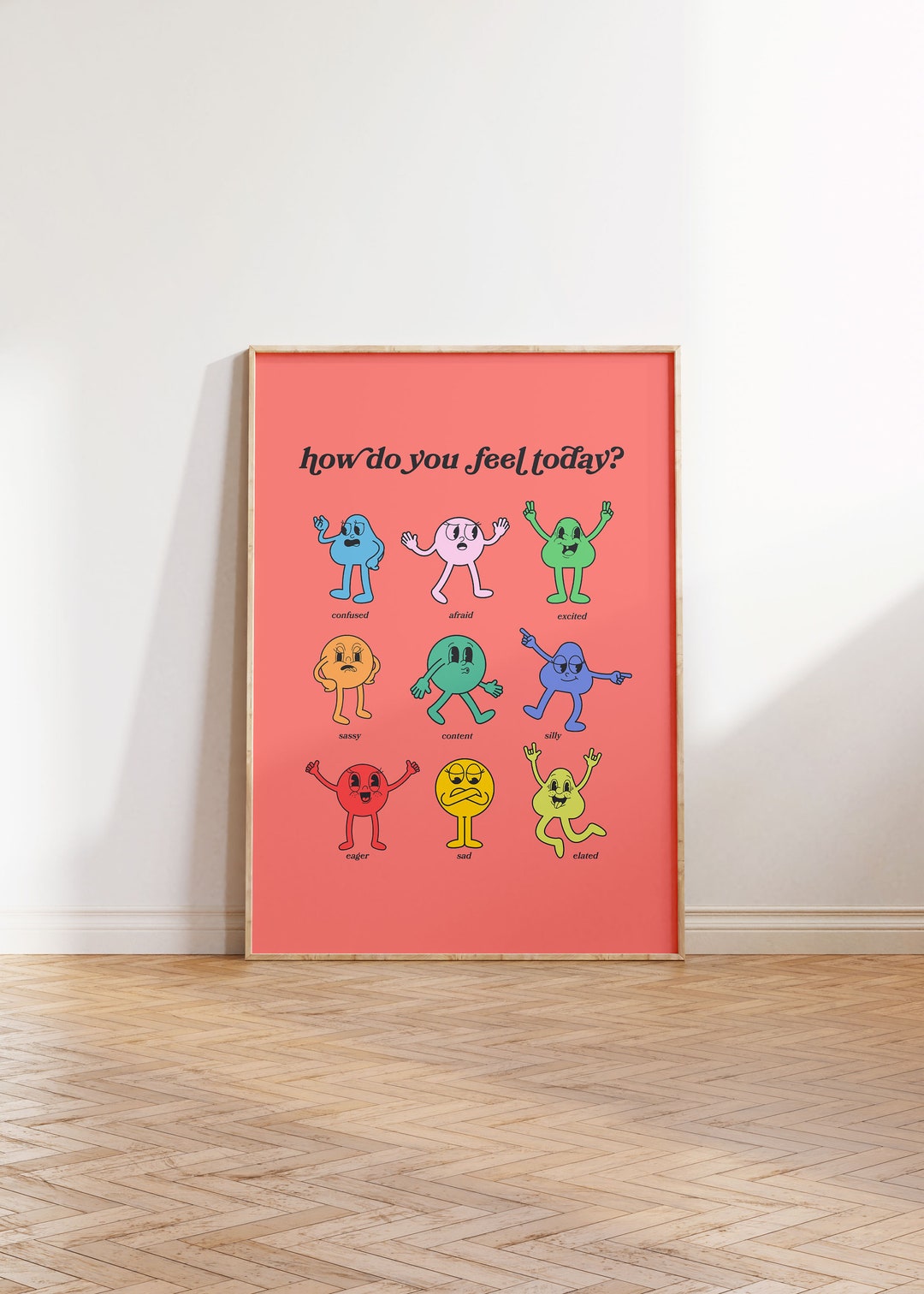 How Do You Feel Today? Emotions Poster, School Posters, Digital Prints ...