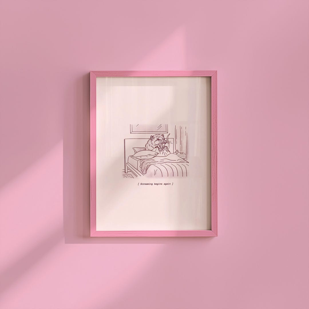 Funny Animal Prints-possum Art Print-digital Download-wall Print-retro ...