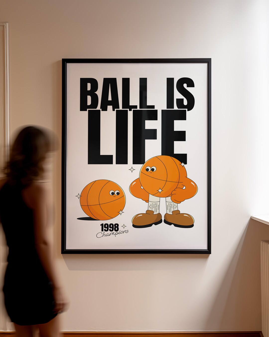 Ball is Life, Kids Room Art, Boys Room Poster, Digital Download ...