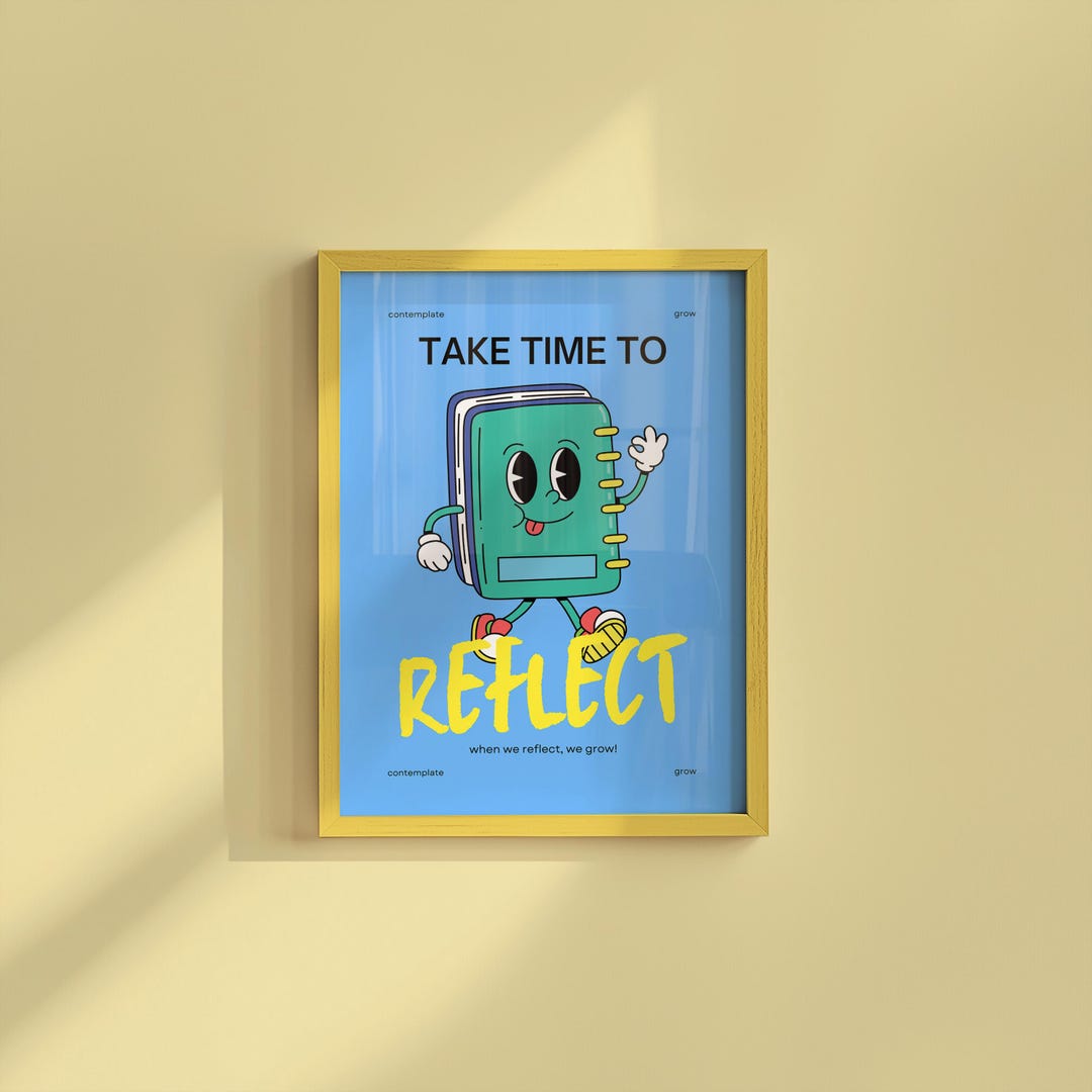 Retro Mascot Art Print: Funky Classroom Decor (digital Download) - Etsy