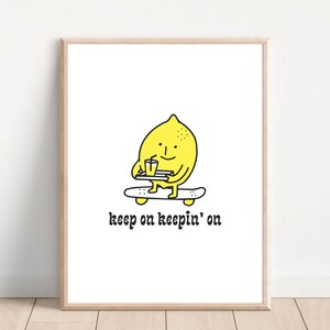 Keep on Keeping On Retro Quote Digital Prints Art - Etsy