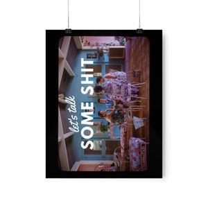 Physical Poster-talk Shit Art Print-wall Poster-retro Photo Poster ...