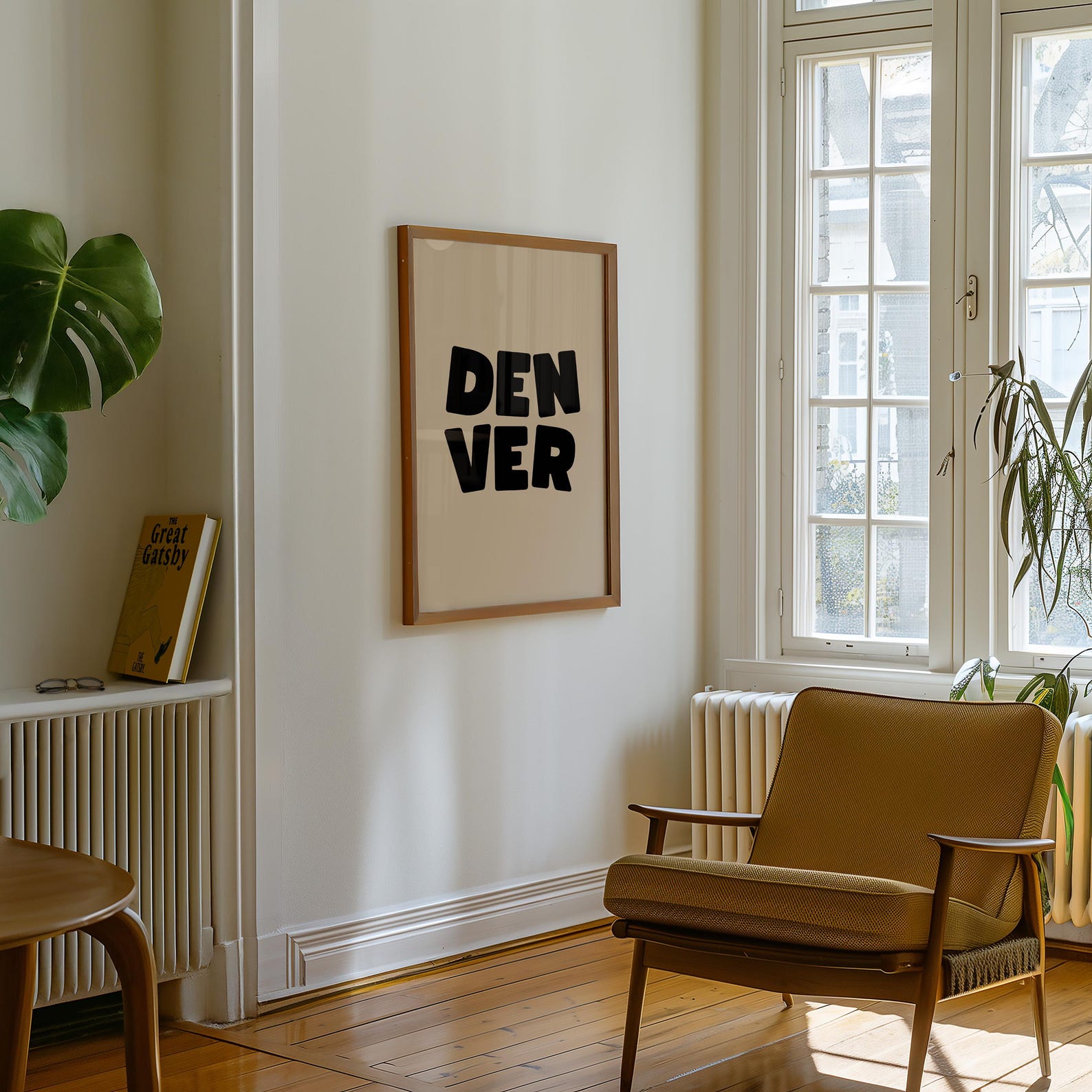 Denver Typography Art Print: Trendy Wall Decor (digital Download) - Etsy