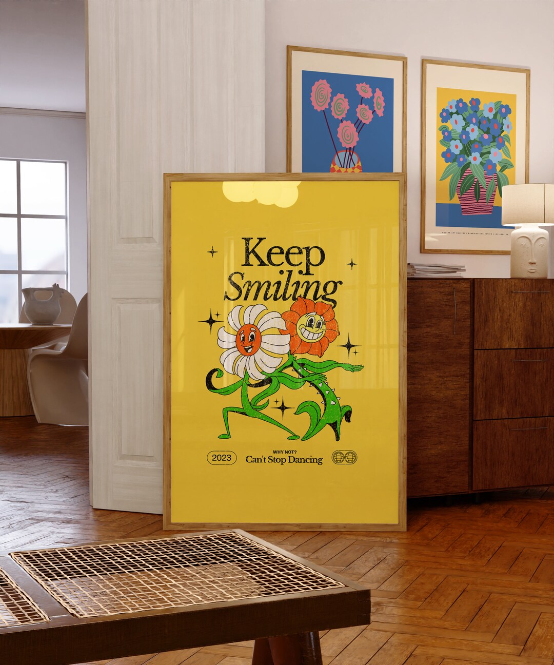 Flower Cartoon Poster-classroom Wall Decor-digital - Etsy