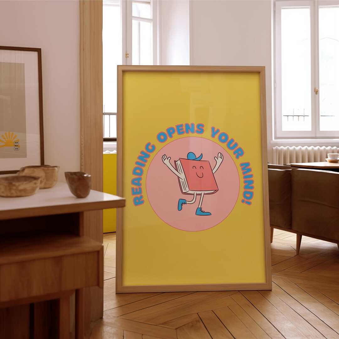 Classroom Art Decor-digital Download-reading Art Prints-downloadable ...