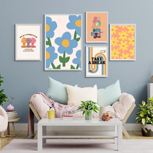 24 Print Poster Bundle-gallery Wall Set-trendy Wall Art Set-eclectic ...