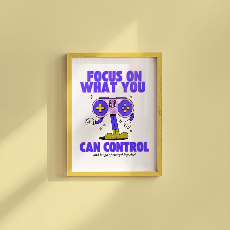 Control Game Poster - Etsy