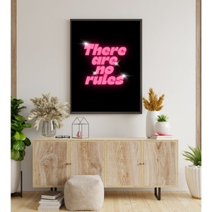 There Are No Rules, Inspirational Quote, Digital Download Print ...