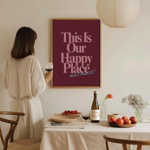 Floral Posters Set of 15, Pink & Blue Apartment Art Prints, Fun Dorm ...