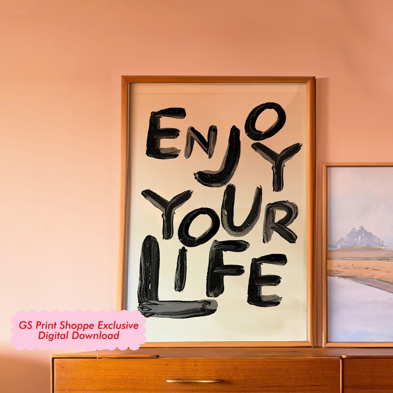 Life Quote Poster - Etsy
