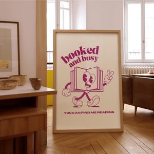 Reading Poster-classroom Wall Decor-digital Download-wall Print-booked ...