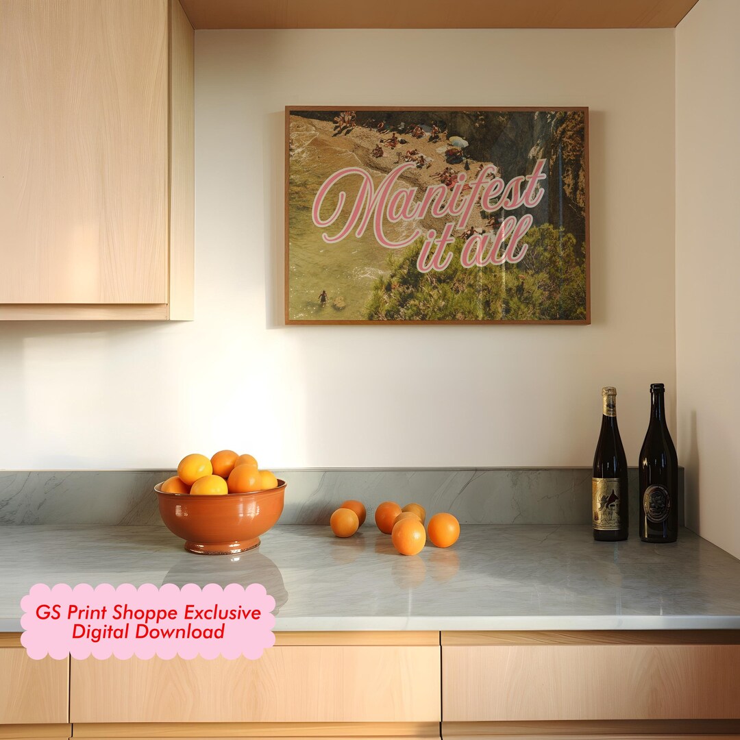 Manifesting Art Print, Manifest Art, Affirmations Art, Gratitude Prints ...