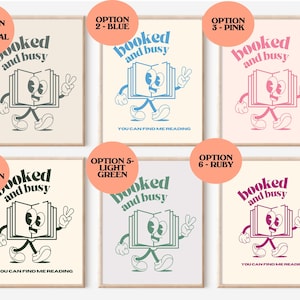 Reading Poster-classroom Wall Decor-digital Download-wall Print-booked ...