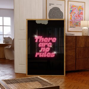 There Are No Rules, Inspirational Quote, Digital Download Print ...